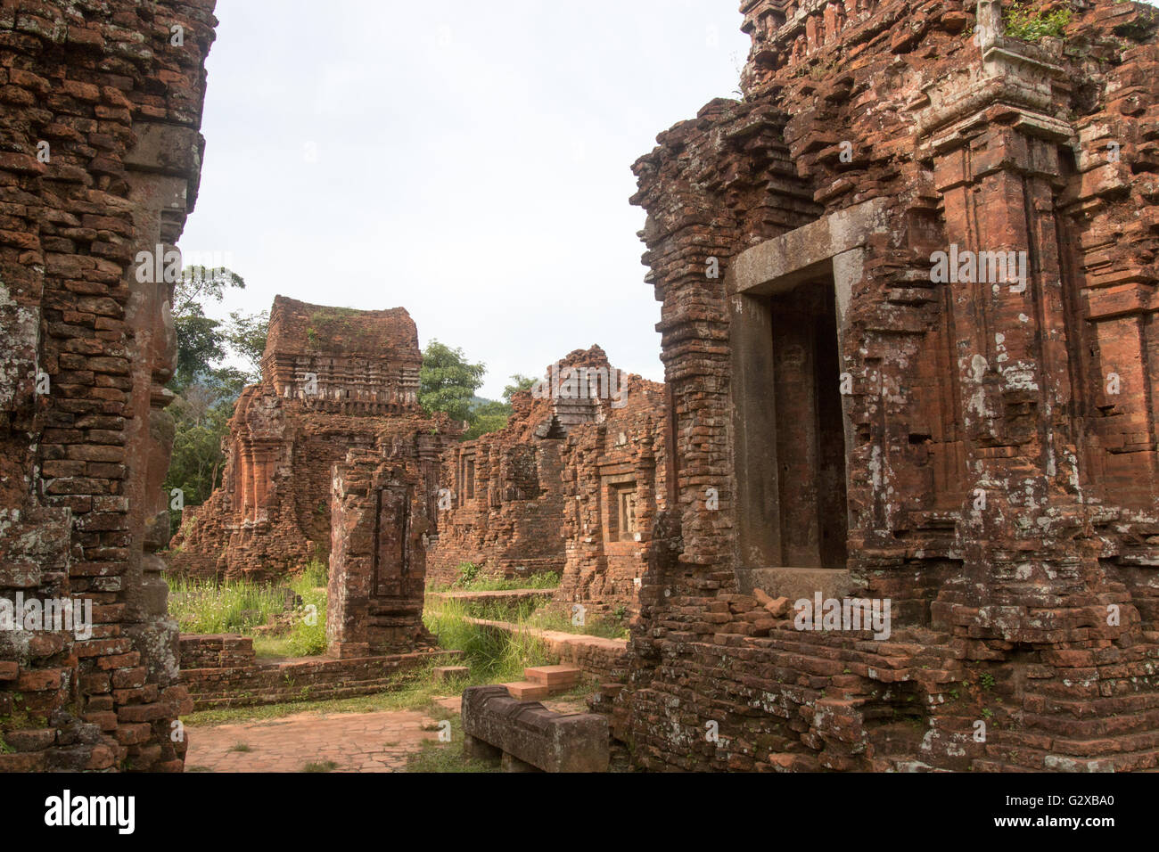 ruins of My Son ancient cham temples in Vietnam,Asia Stock Photo - Alamy