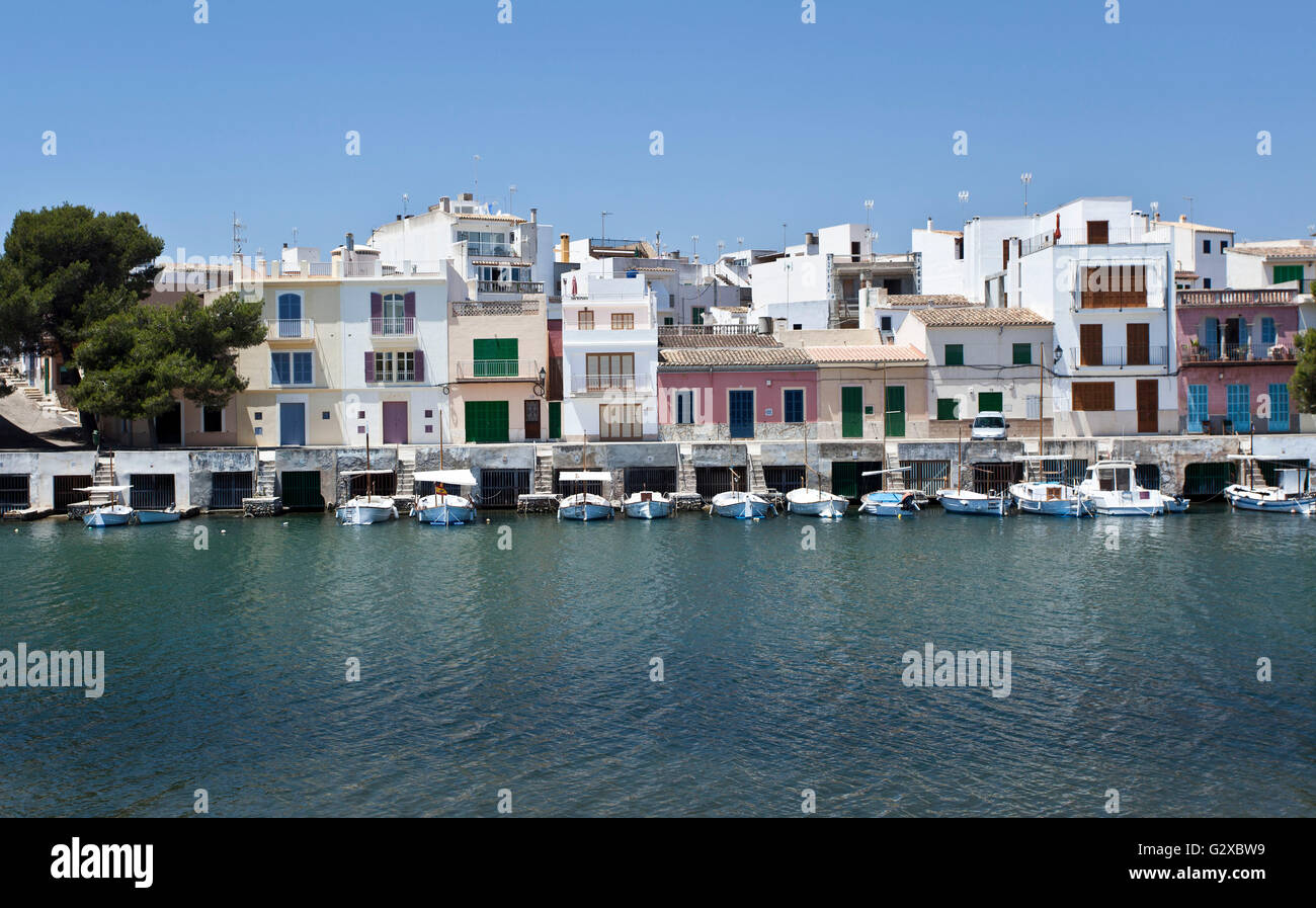 Porto colom harbour hi-res stock photography and images - Alamy