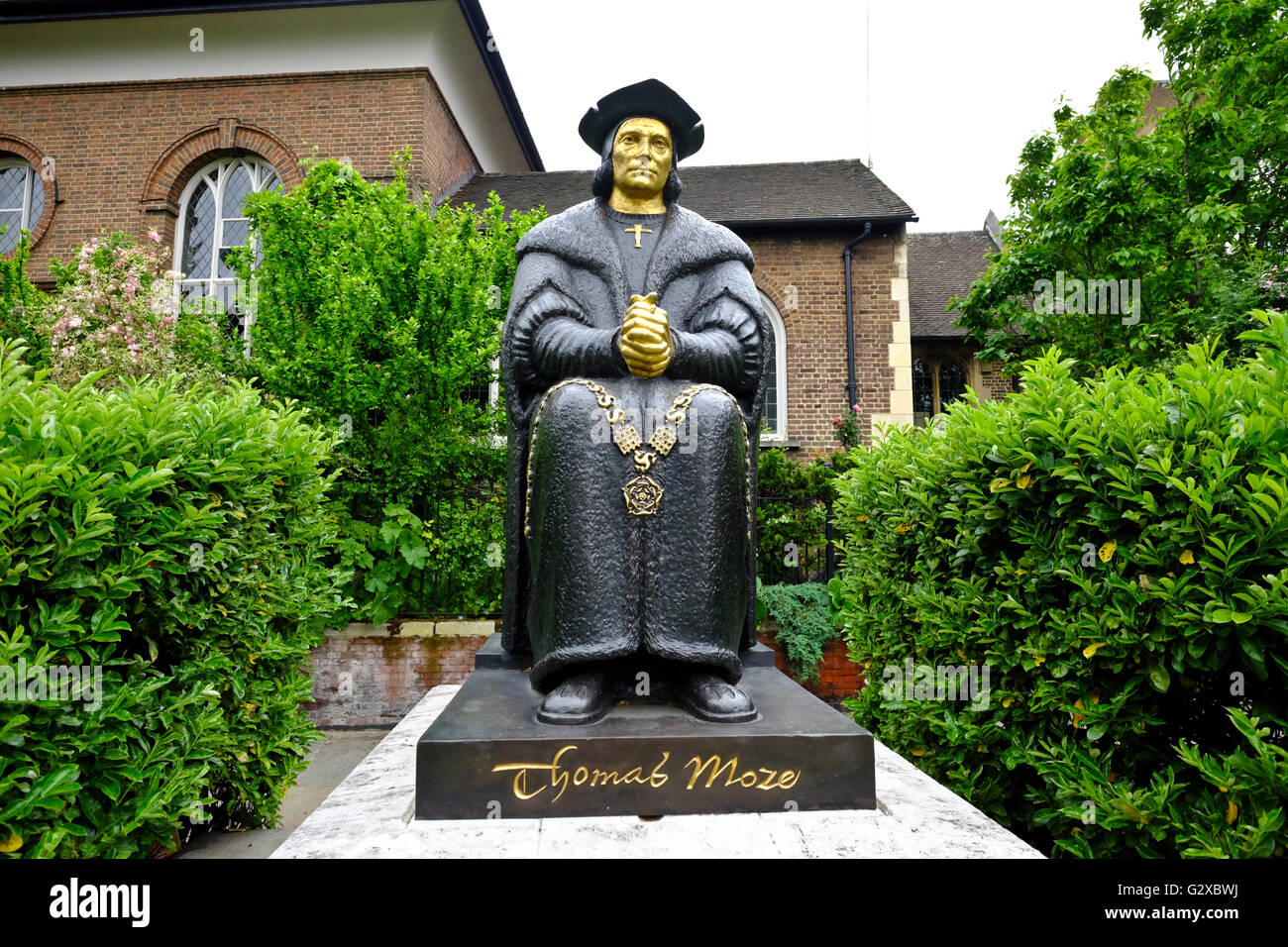 Statue of Thomas More Stock Photo - Alamy
