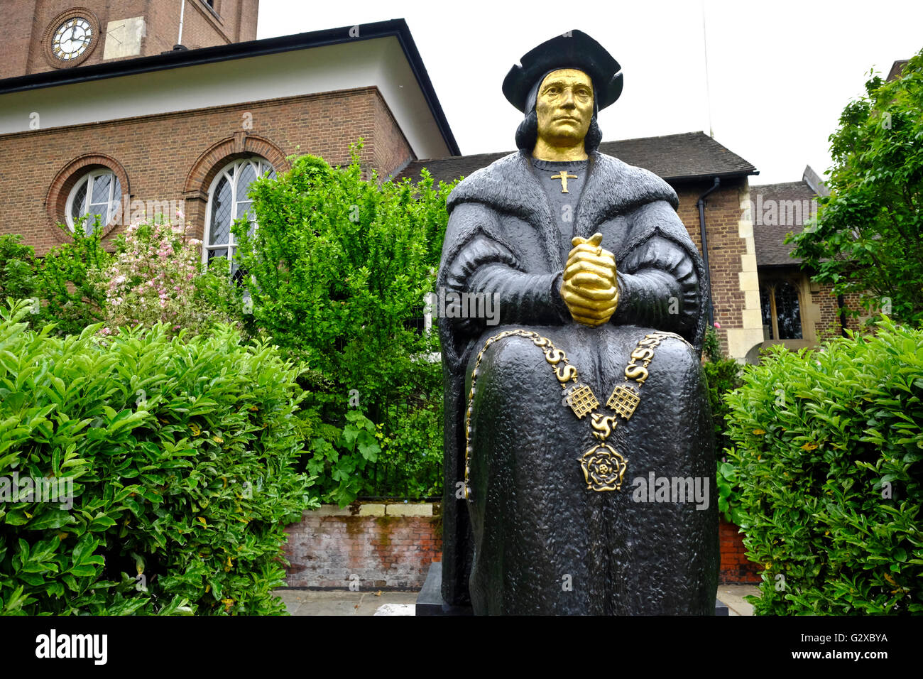Statue of Thomas More Stock Photo - Alamy
