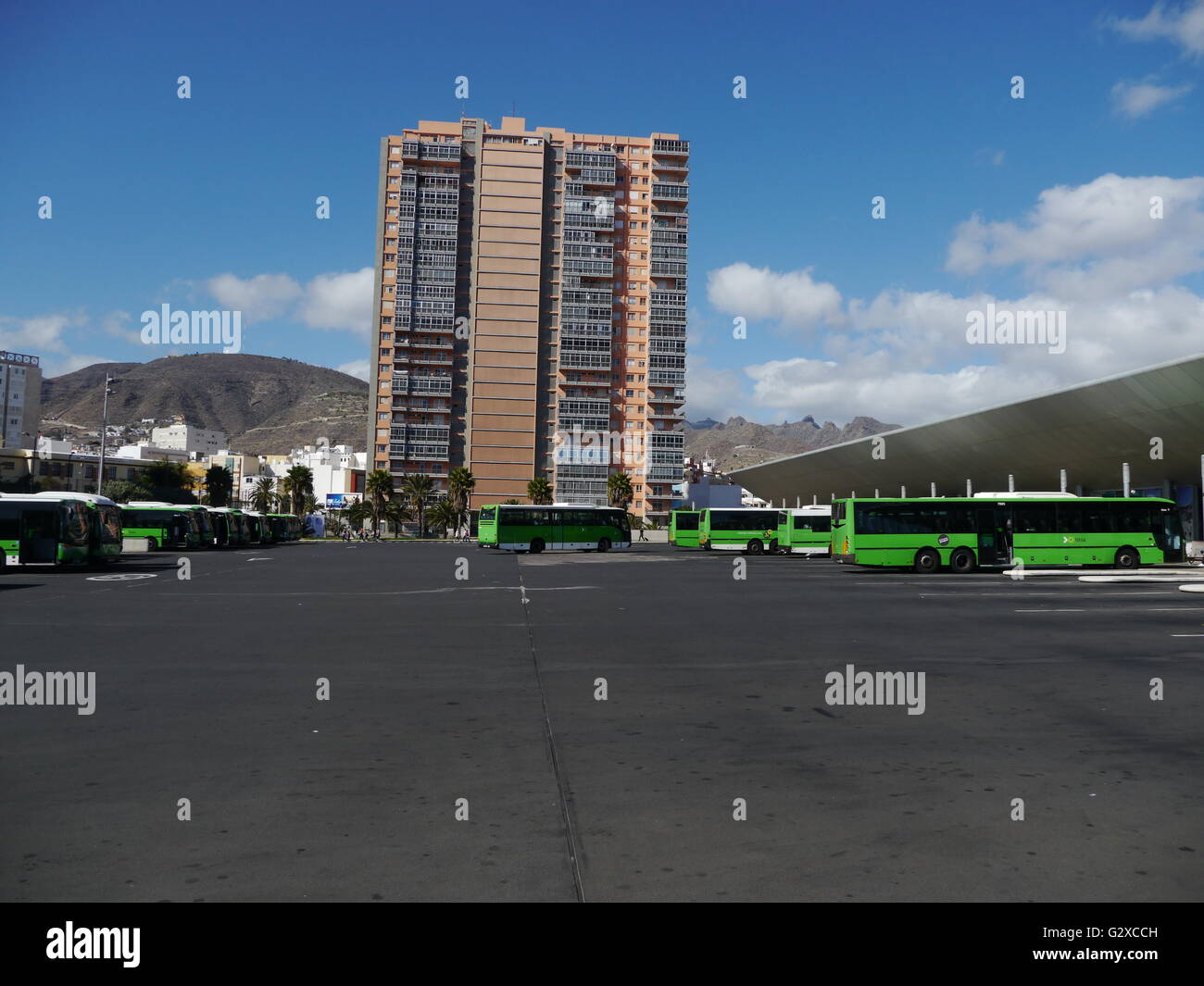 Tenerife public buses hi-res stock photography and images - Alamy