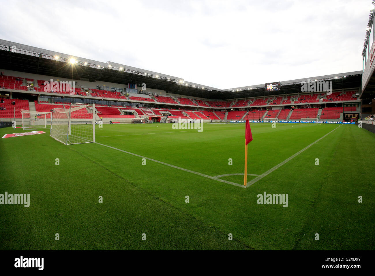 A general view of the Antona Malatinskeho Stadium, Trnava, Slovakia ...