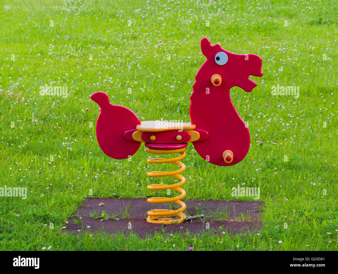 Spring horse playground hi-res stock photography and images - Alamy