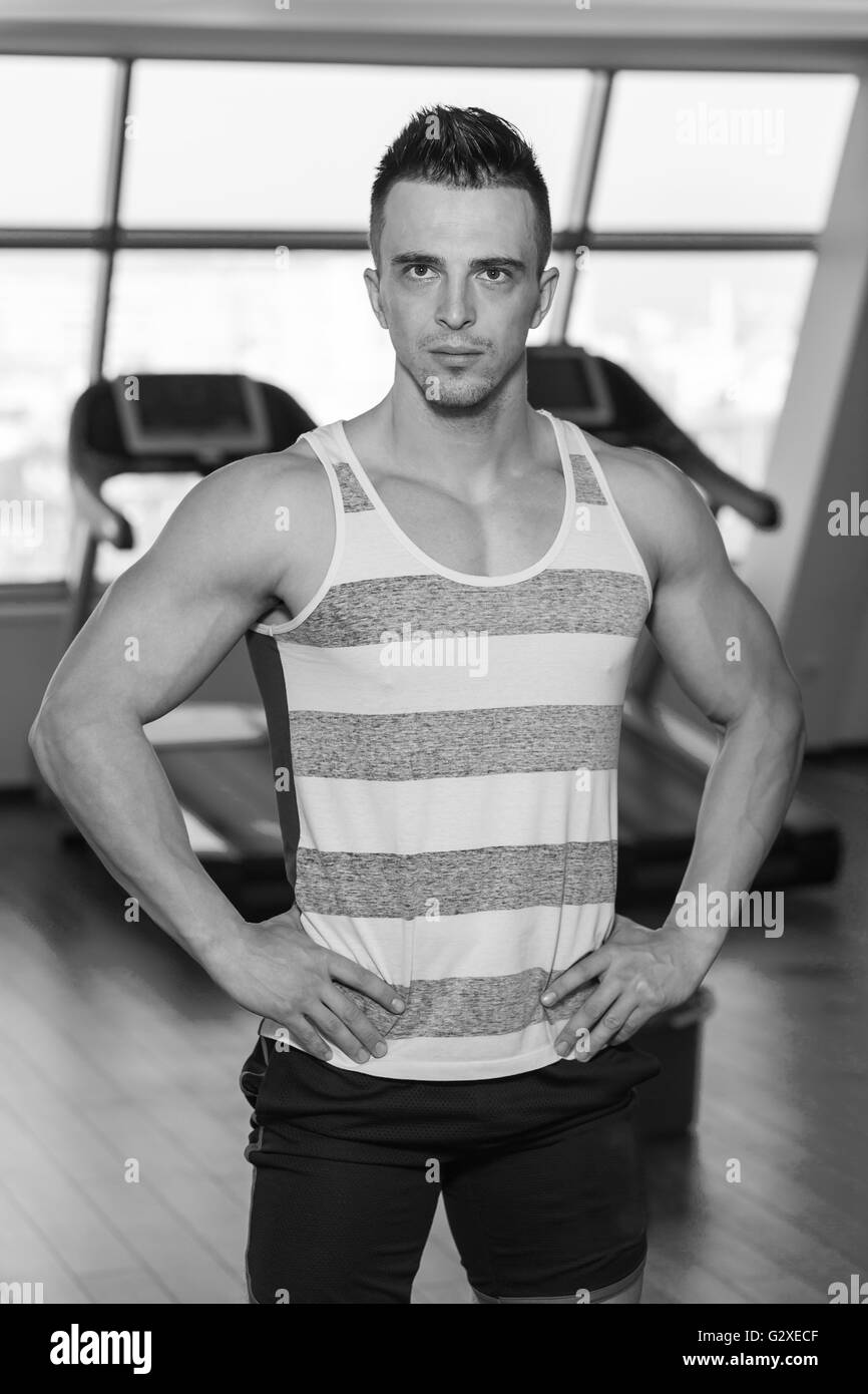 Muscular front Black and White Stock Photos & Images - Alamy