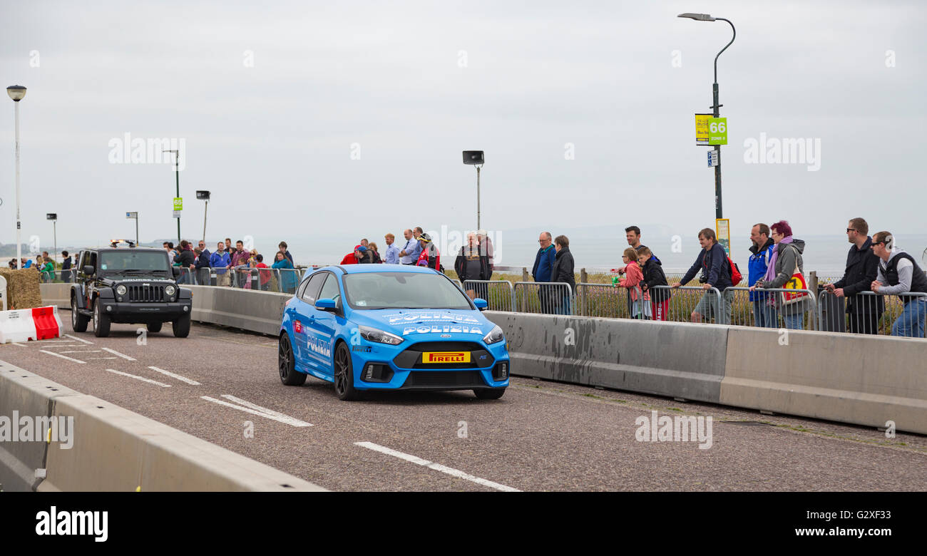 Wheels Festival, Bournemouth, The Italian Job, Mini Stock Photo - Alamy