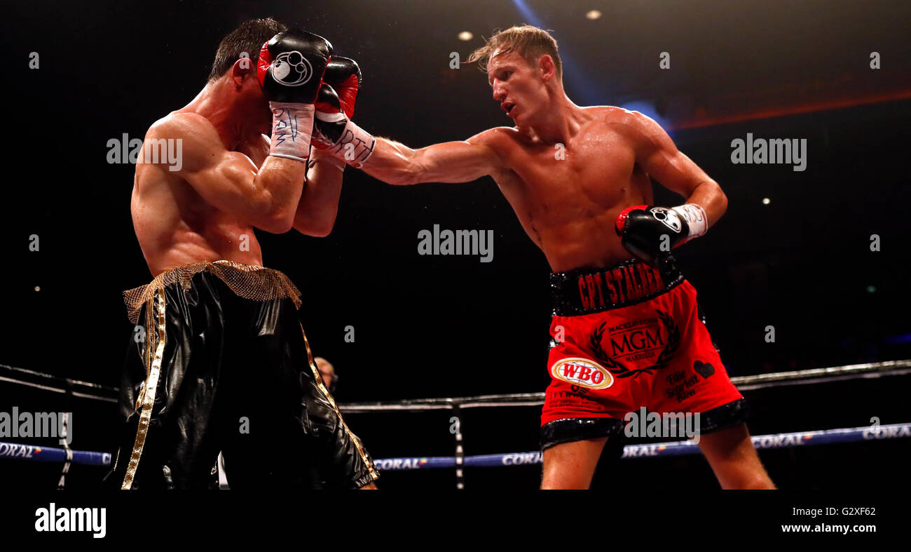 Thomas Stalker v Antonio Joao Bento at the Echo Arena, Liverpool. PRESS ASSOCIATION Photo ...