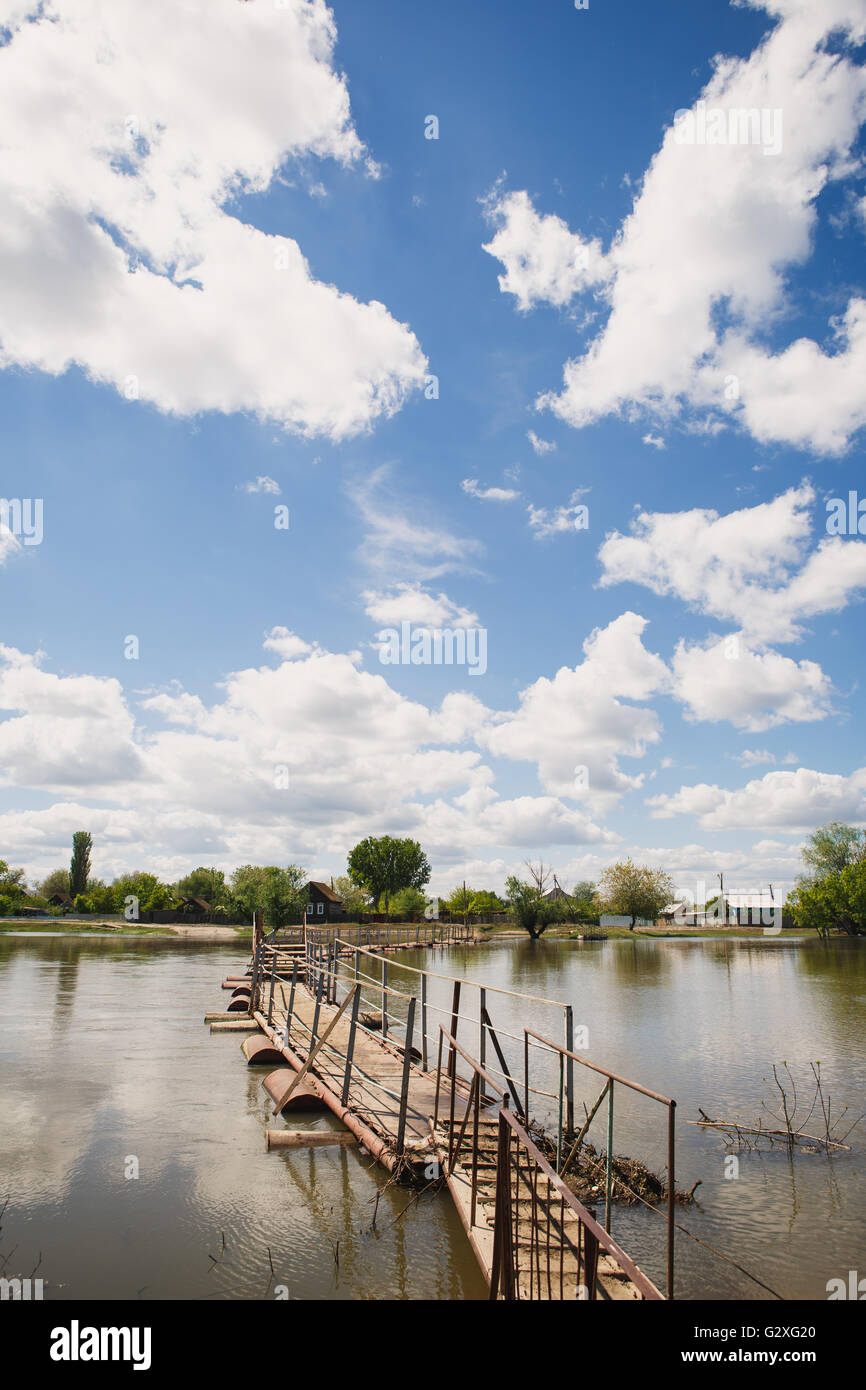 the bridge over the river Stock Photo - Alamy