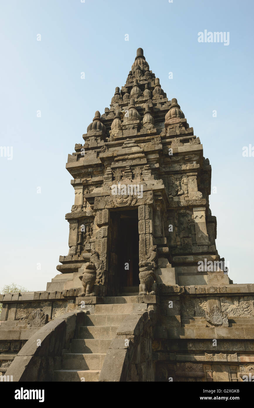 Prambanan temple complex in Central Java near Yogyakarta Stock Photo ...