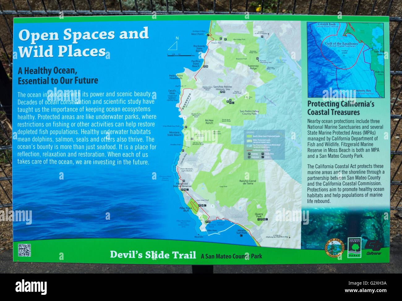 Devil's slide california hi-res stock photography and images - Alamy