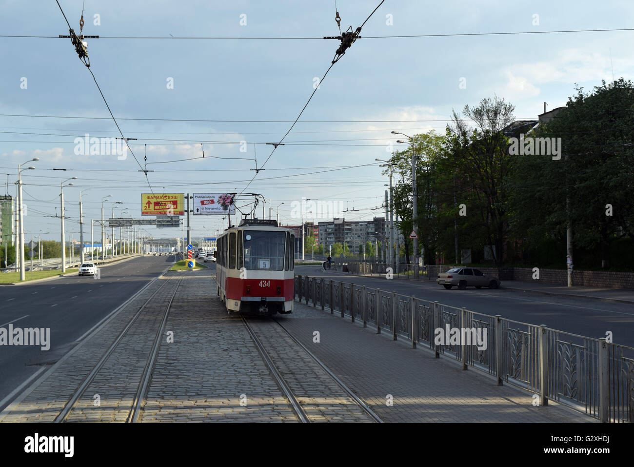 Tram view of Kaliningrad: modern state of the westernmost tramway in ...