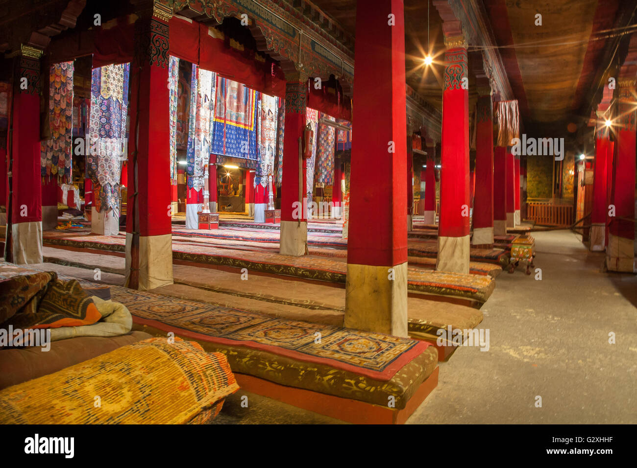 Inside Sera Monastery. Tibet, China Stock Photo - Alamy