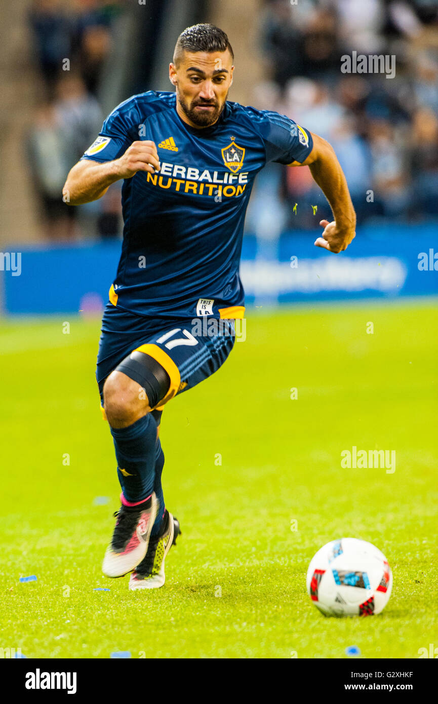 Sebastian Lletget no.17 LA Galaxy midfielder Stock Photo - Alamy