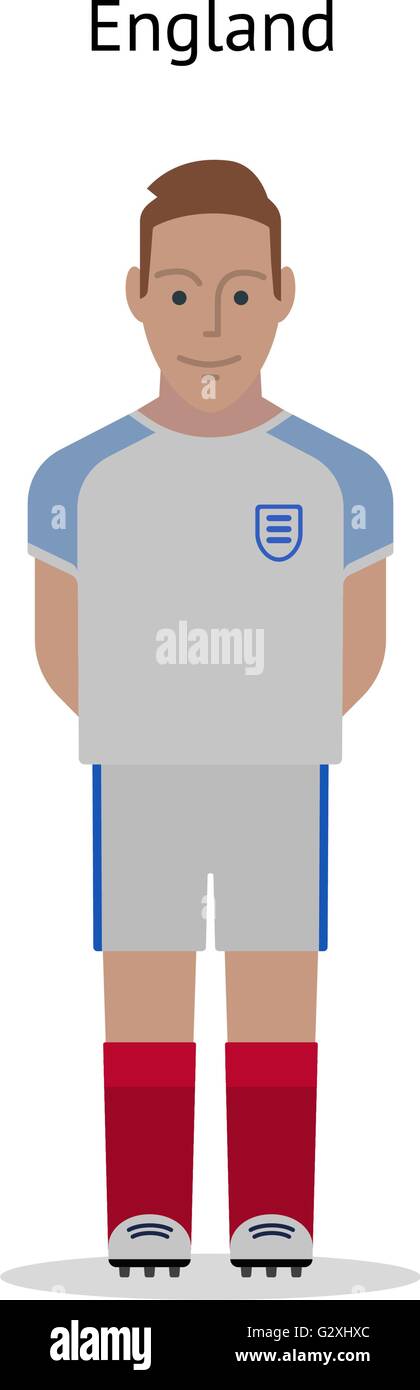 English football shirt Stock Vector Images - Alamy