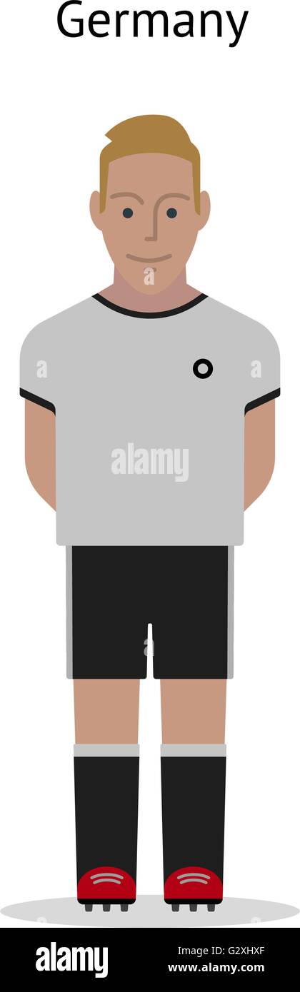 Football kit. Germany Stock Vector Image & Art - Alamy