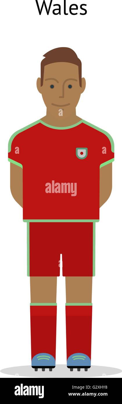 Wales football shirt Stock Vector Images - Alamy