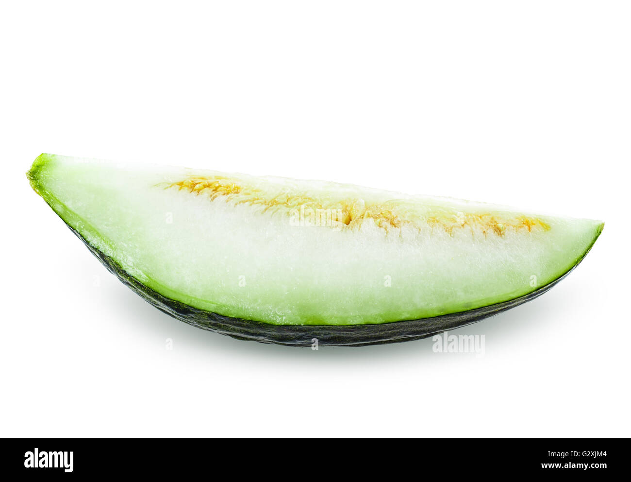 melon cut Isolated on white background Clipping Path Stock Photo - Alamy