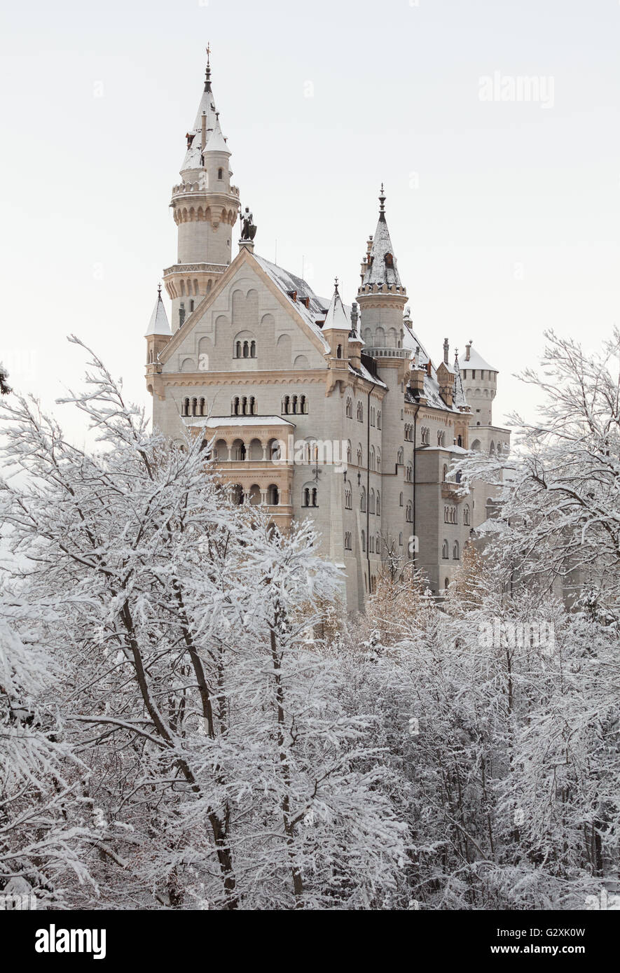 Castello Di Re Ludwig In Inverno