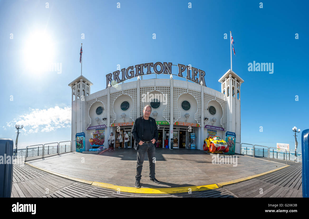 Crime writer Peter James photographed in Brighton Stock Photo - Alamy