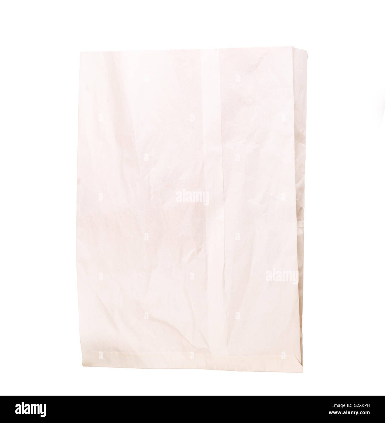 paper bag isolated on white background clipping path Stock Photo - Alamy