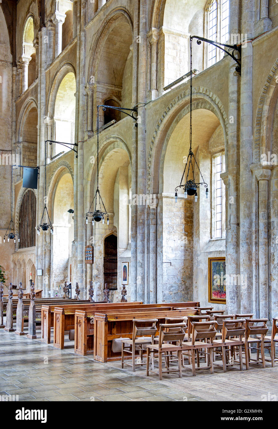 Interior of Binham Priory, Norfolk, England UK Stock Photo - Alamy
