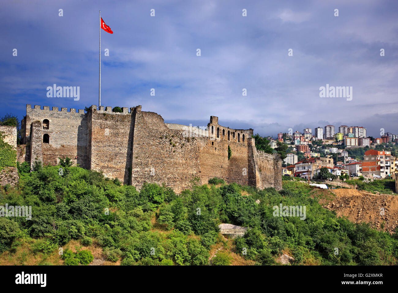 The Citadel ("Ic Kale") of the Trabzon castle (also known as "Comnenos ...