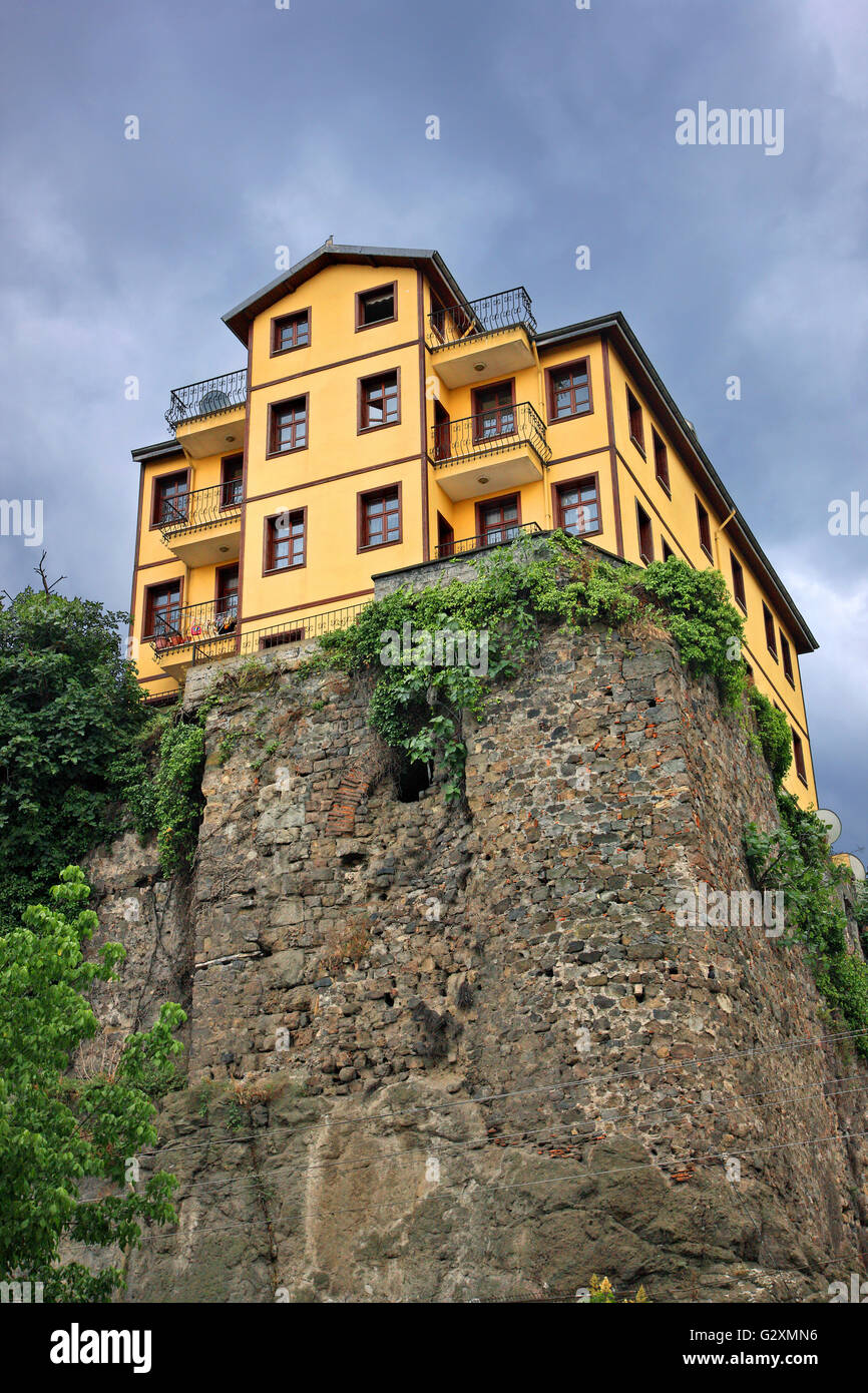 Beautiful house on top of Trabzon castle (also known as "Comnenos ...
