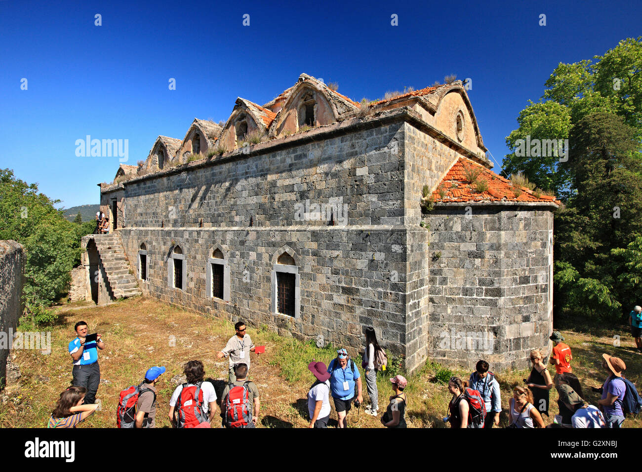 The old Greek-Orthodox church of Panagia Pyrgiotissa in the "ghost ...