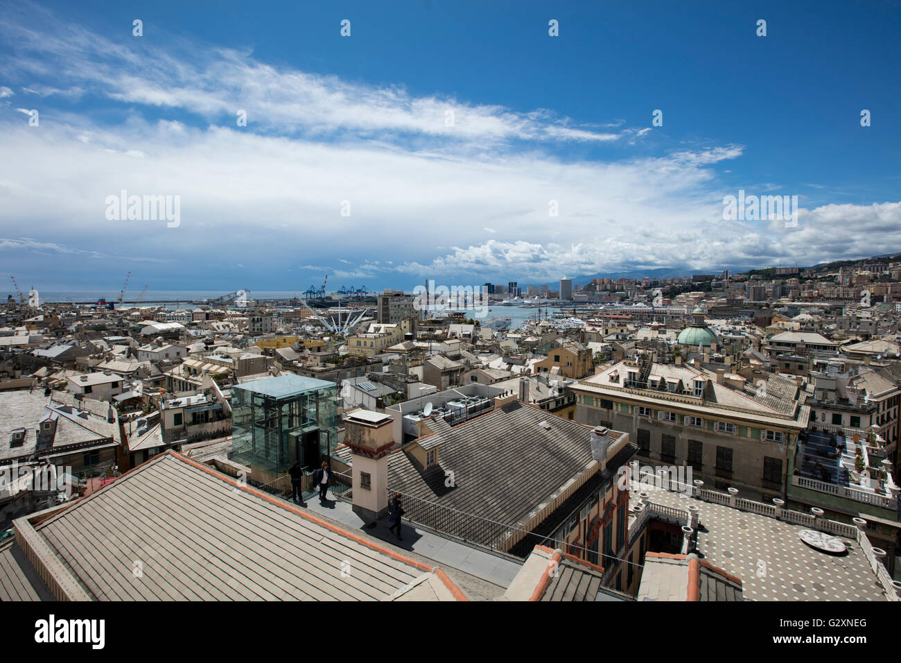 Genoa (Genova) Skyline, Italy Stock Photo - Alamy