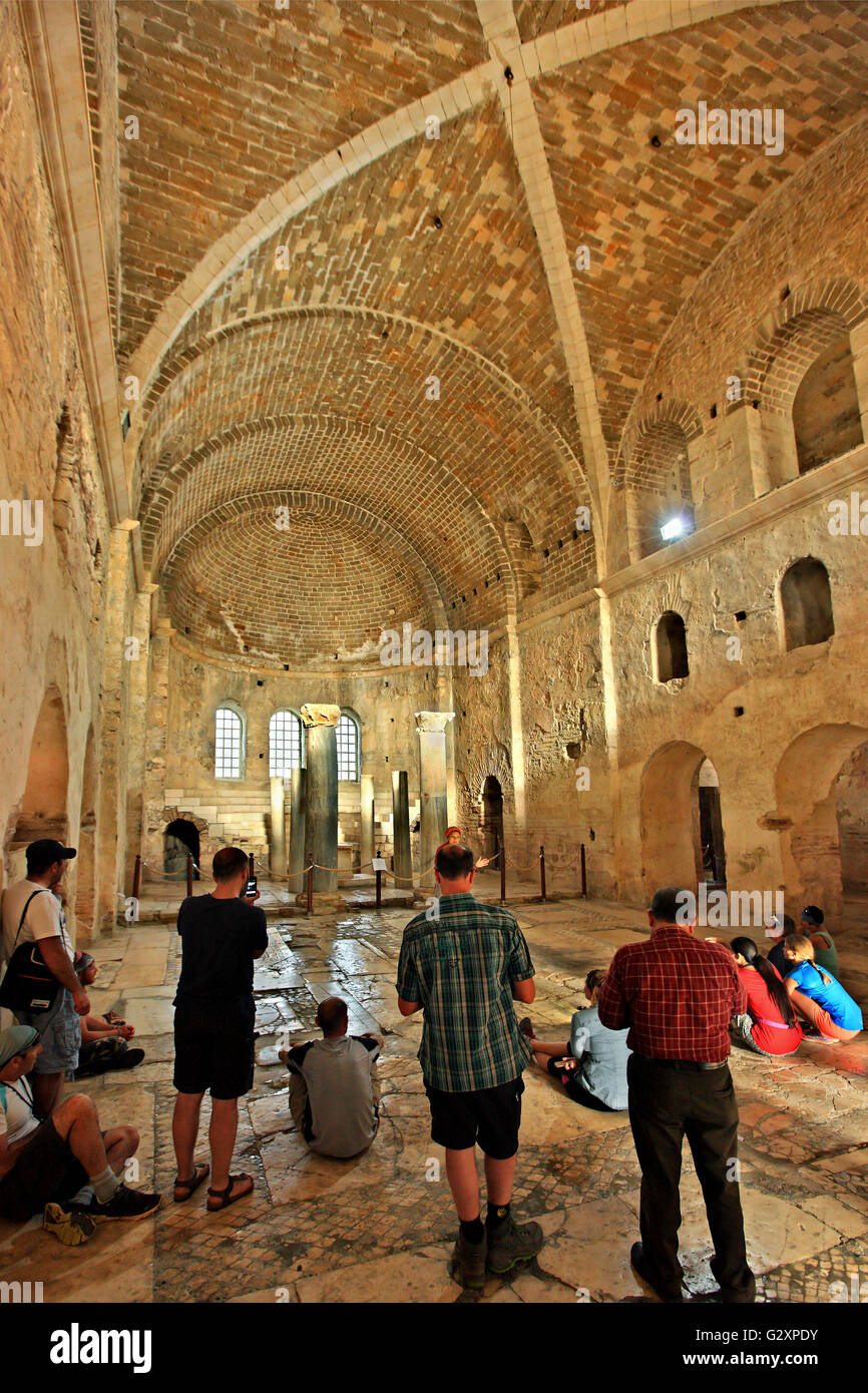 Inside the byzantine church of Saint Nicholas (Santa Claus), Myra ...