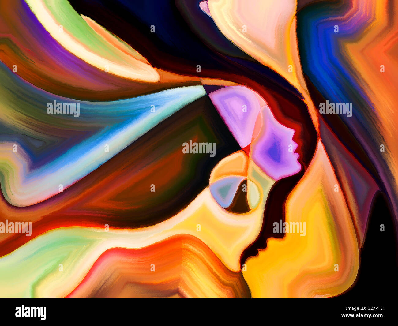 Human shapes of colors hi-res stock photography and images - Alamy