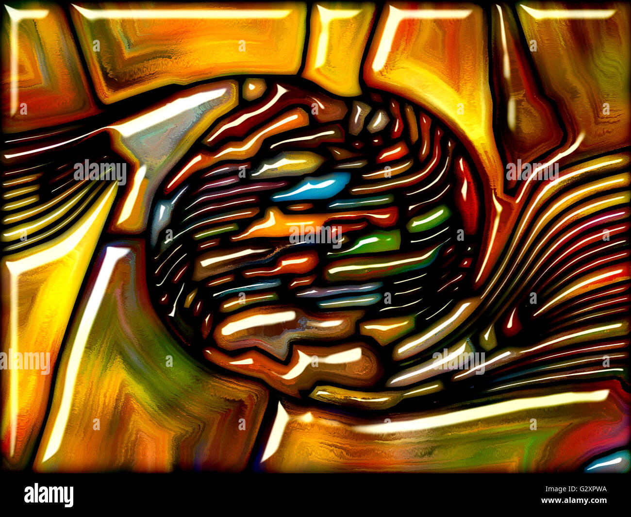Dynamic stained glass window hi-res stock photography and images - Alamy