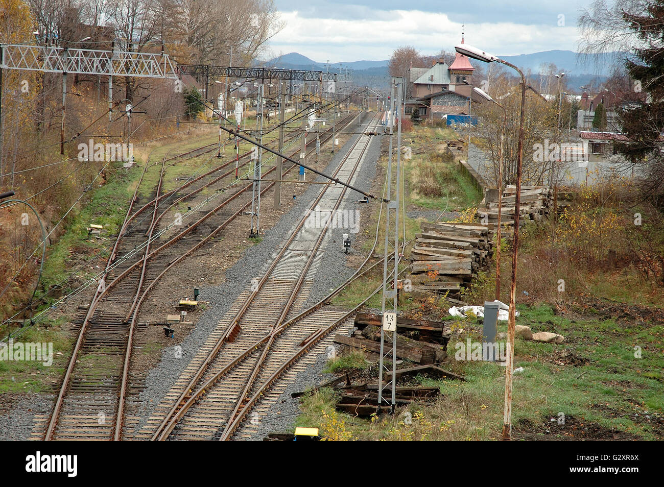Small railway station hi-res stock photography and images - Alamy