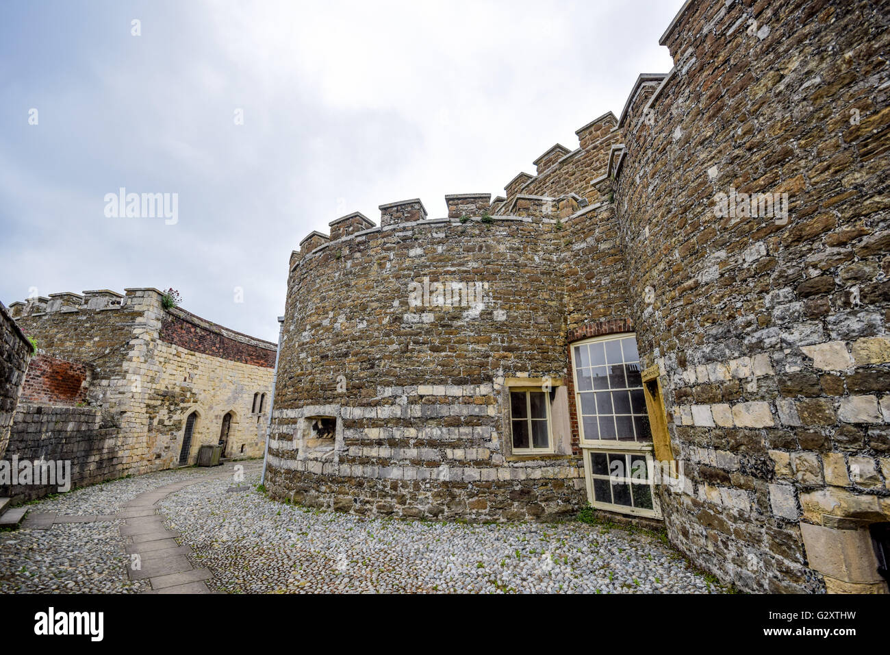 Deal Castle in Kent, UK Stock Photo - Alamy