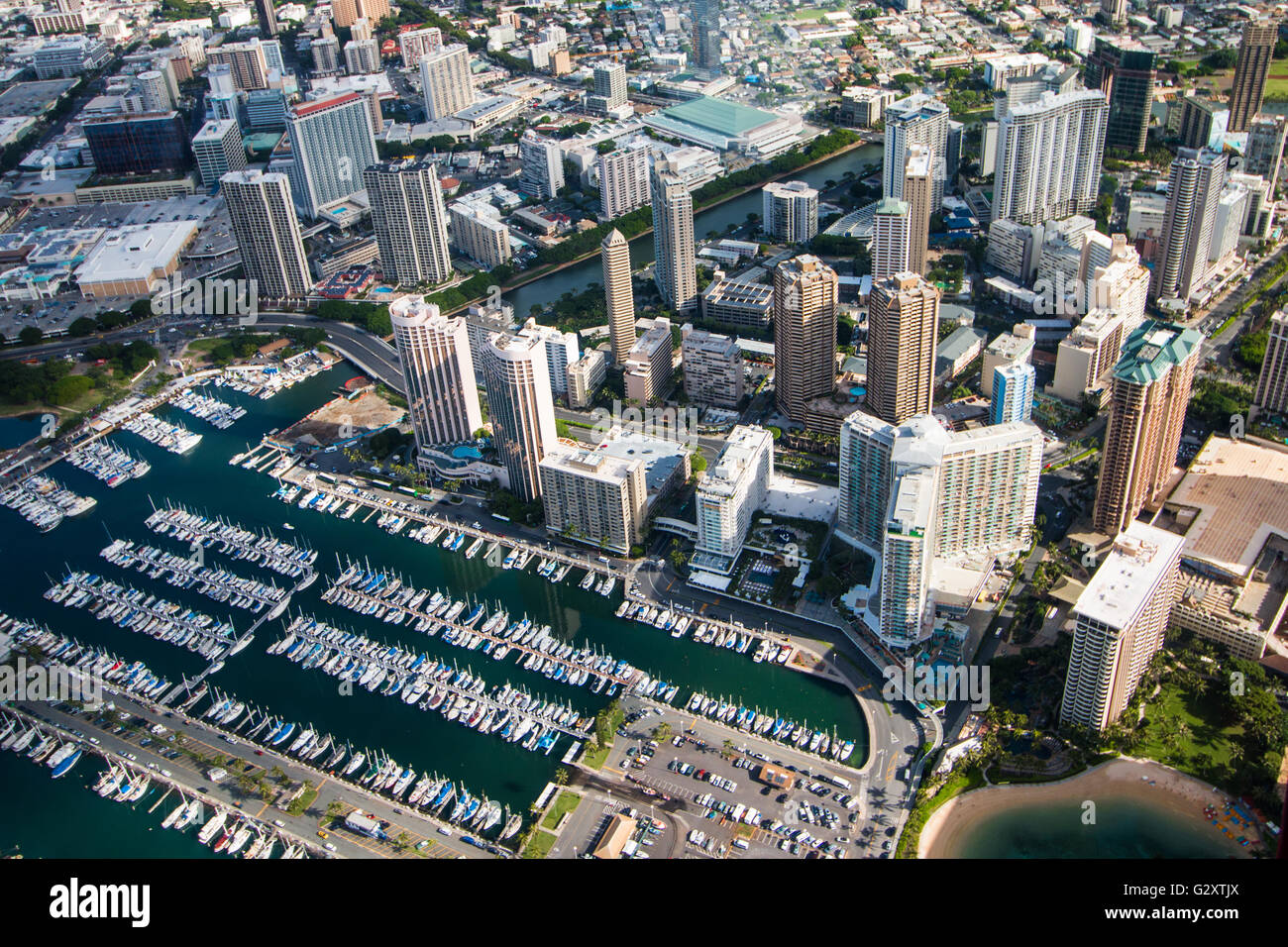 Oahu aerial hi-res stock photography and images - Alamy