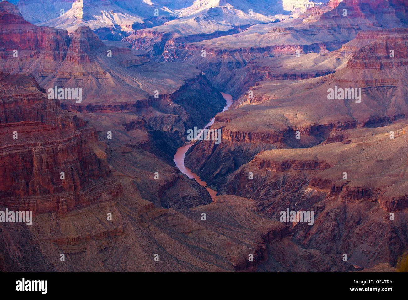 Famous Horseshoe Bend of the Colorado River in northern Arizona Stock ...