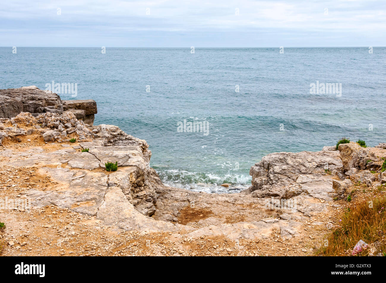 An inlet which is part of the now disused Portland Bill stone loading ...