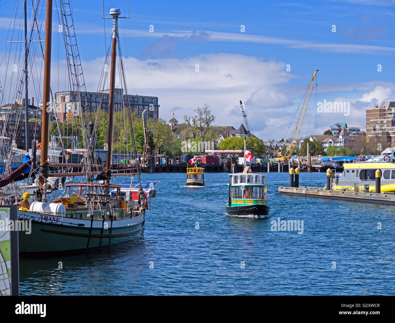 Victoria harbor ferries hi-res stock photography and images - Alamy