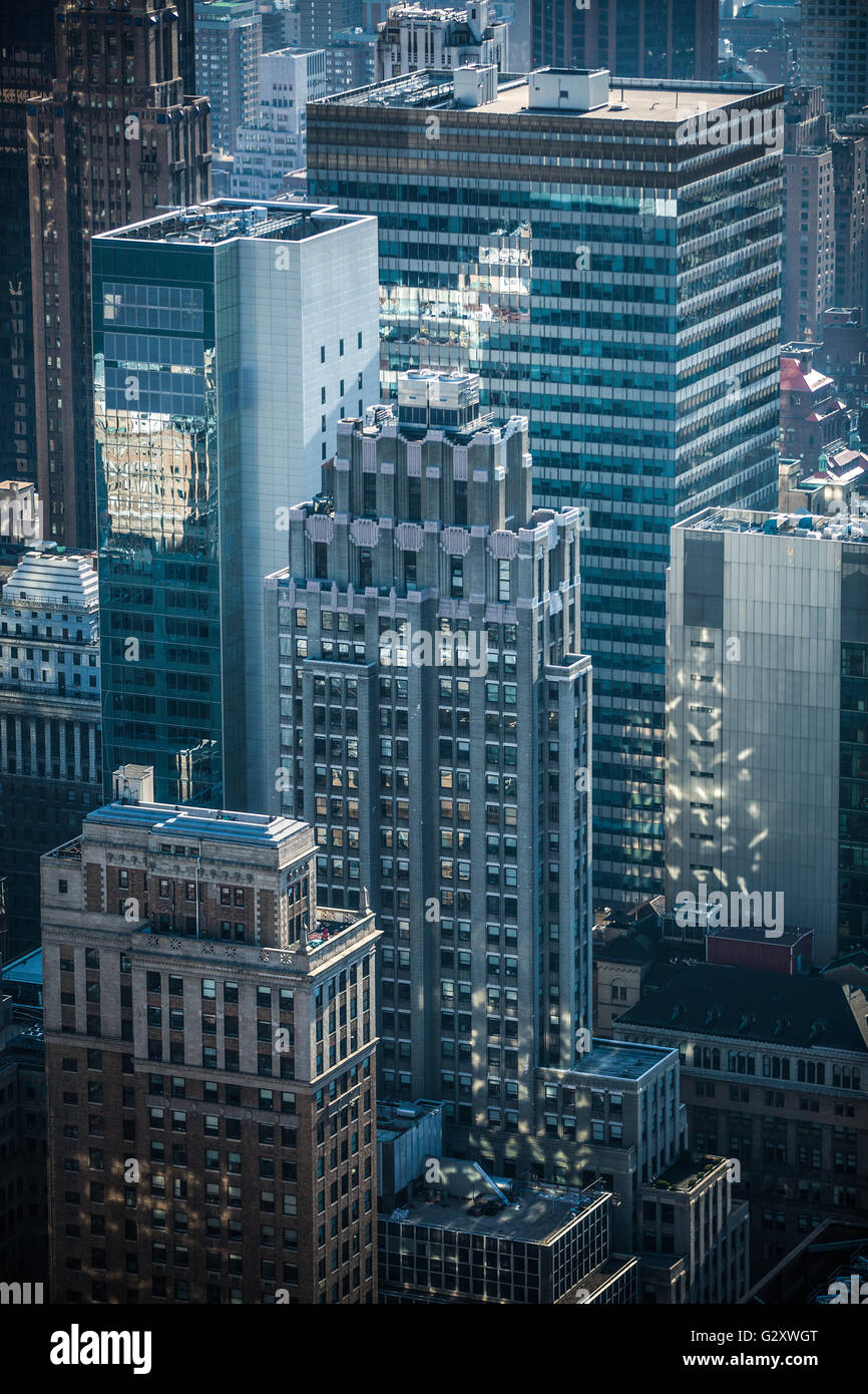 Sunset in Manhattan, New York, USA Stock Photo - Alamy