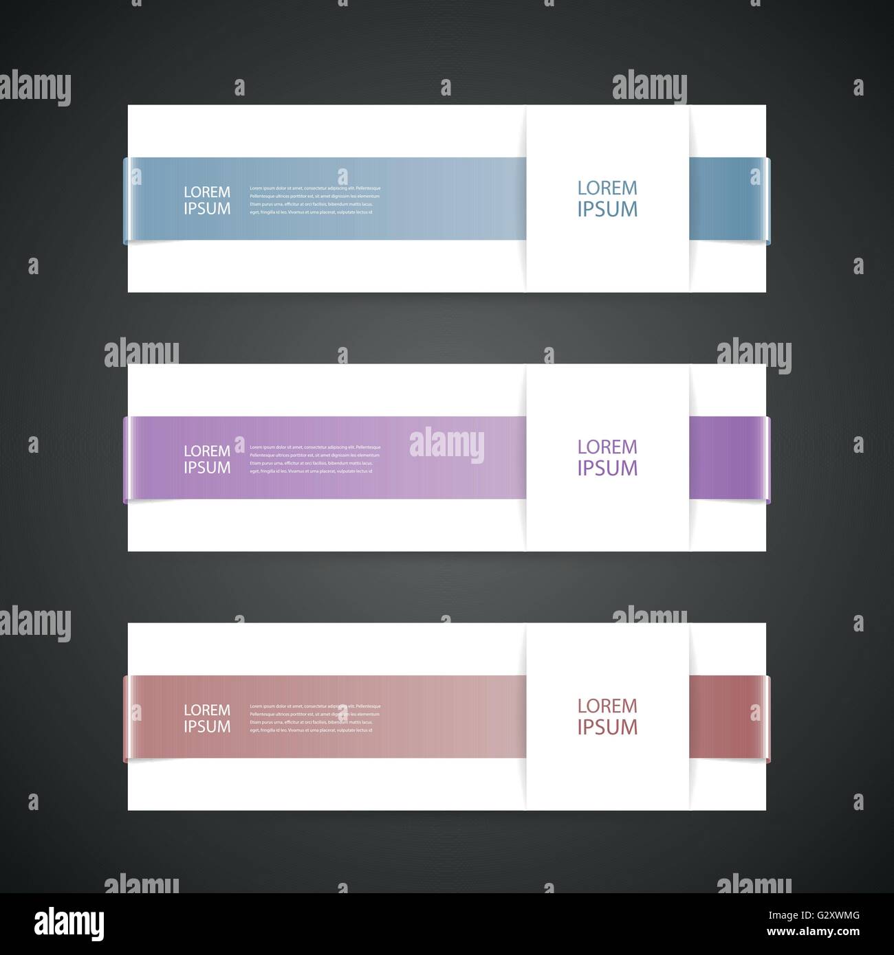 set of colorful vector banners Stock Vector Image & Art - Alamy