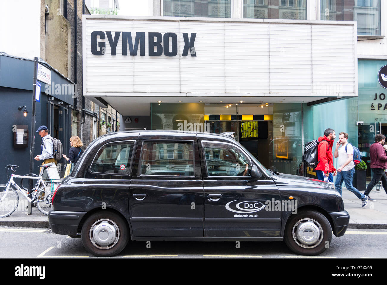 Gym Box Health and Fitness Club on St Martin's Lane, London, UK Stock ...