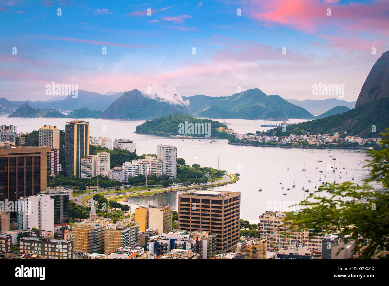Rio De Janeiro, Brazil in the evening sun light Stock Photo - Alamy