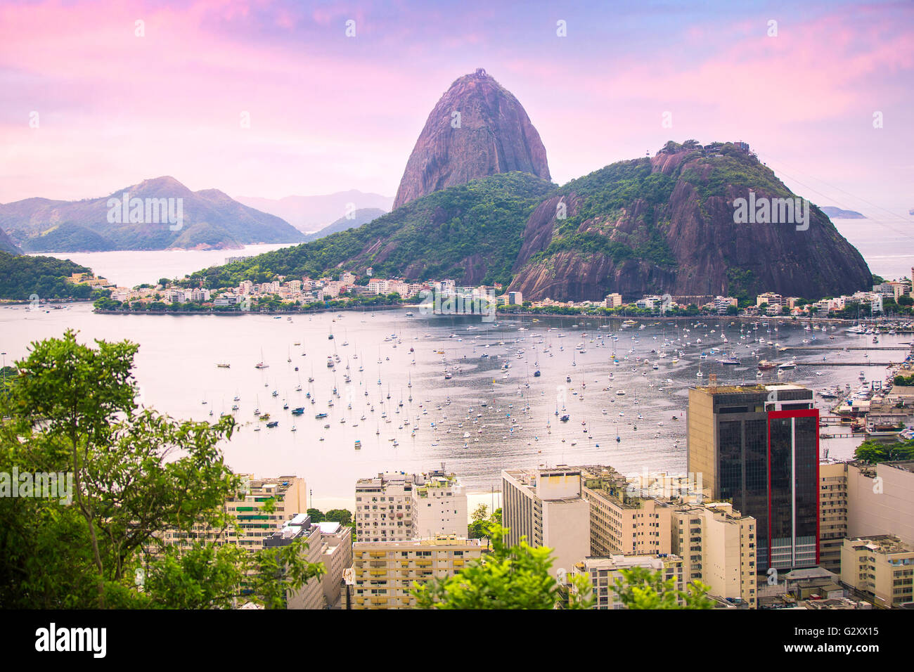 Rio De Janeiro, Brazil in the evening sun light Stock Photo - Alamy