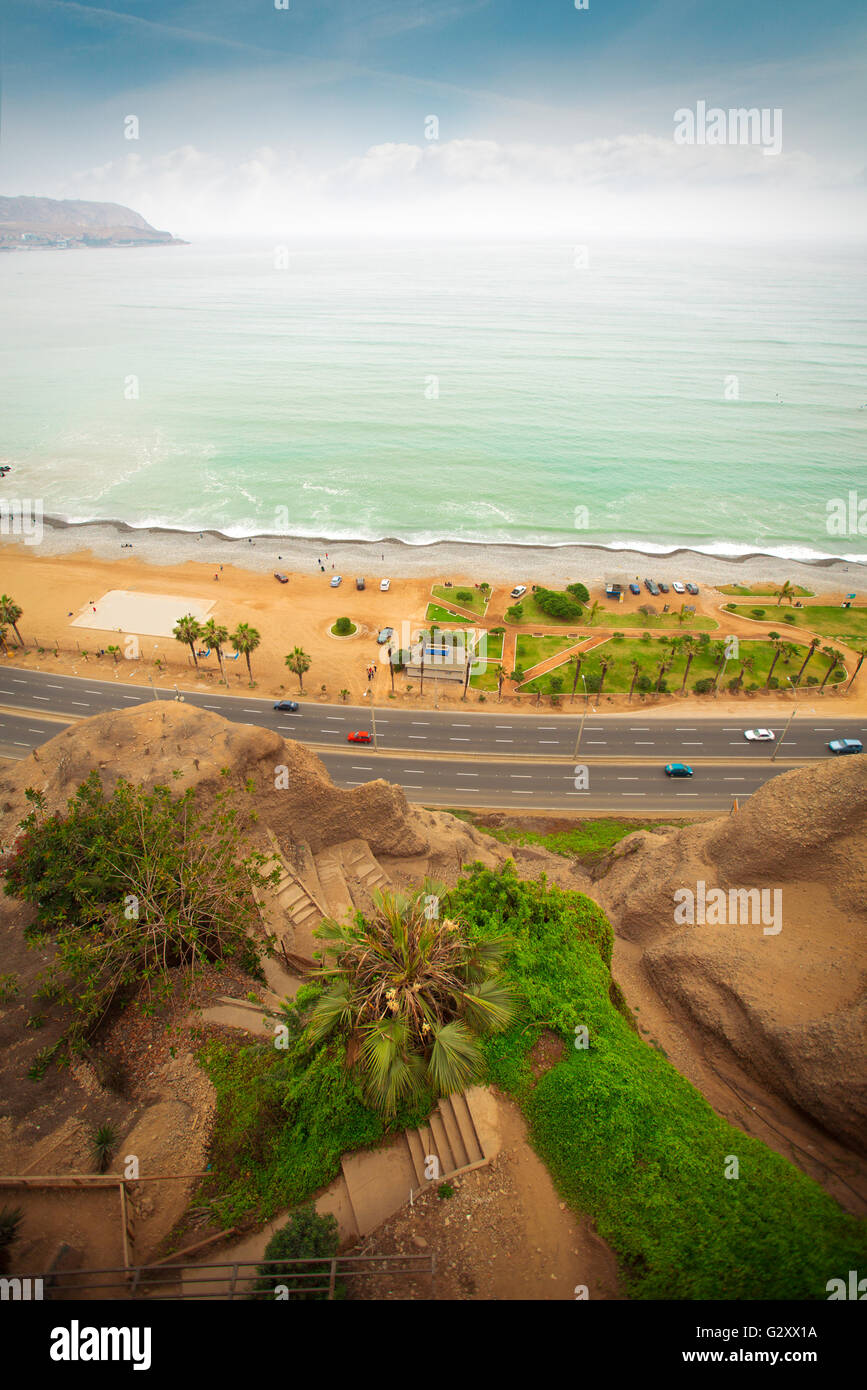 Lima, Peru. Circuito de Playas (Beach Circuit Stock Photo - Alamy