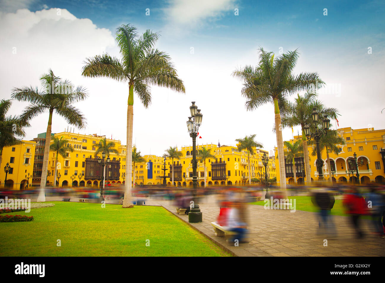 Lima main square hi-res stock photography and images - Alamy