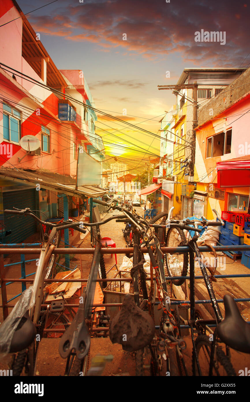 Skyline favela slum hi-res stock photography and images - Alamy