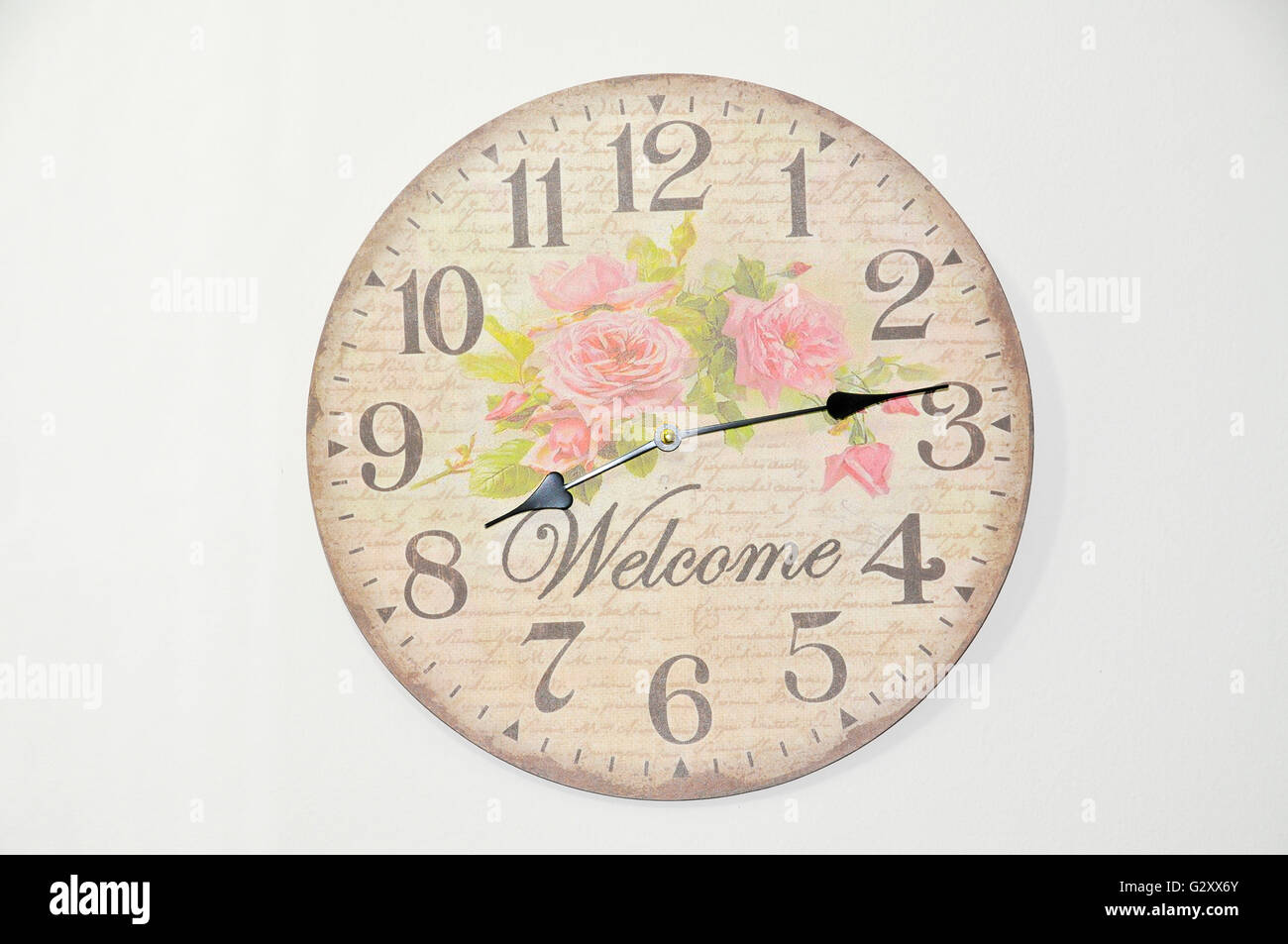 Welcome clock hi-res stock photography and images - Alamy