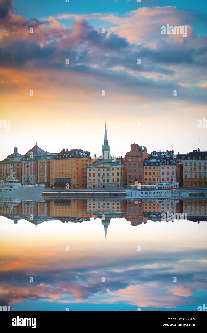 Stockholm, Sweden cityscape from the port Stock Photo - Alamy