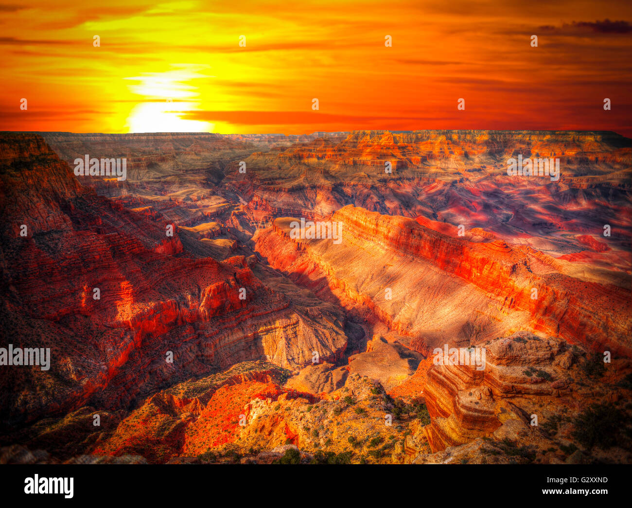 famous view of Grand Canyon , Arizona, USA Stock Photo - Alamy