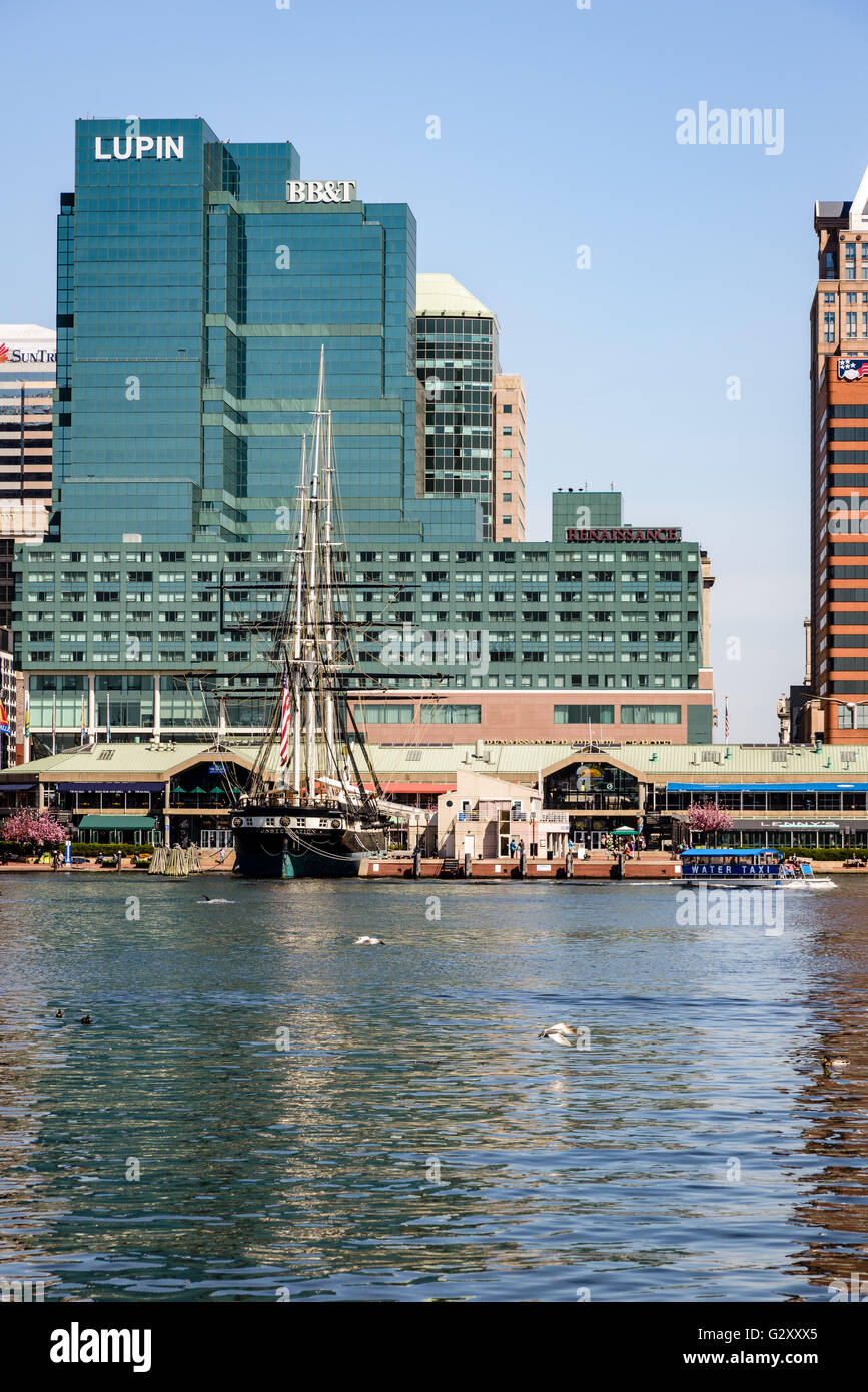 USS Constellation, Inner Harbor, Baltimore, MD Stock Photo - Alamy