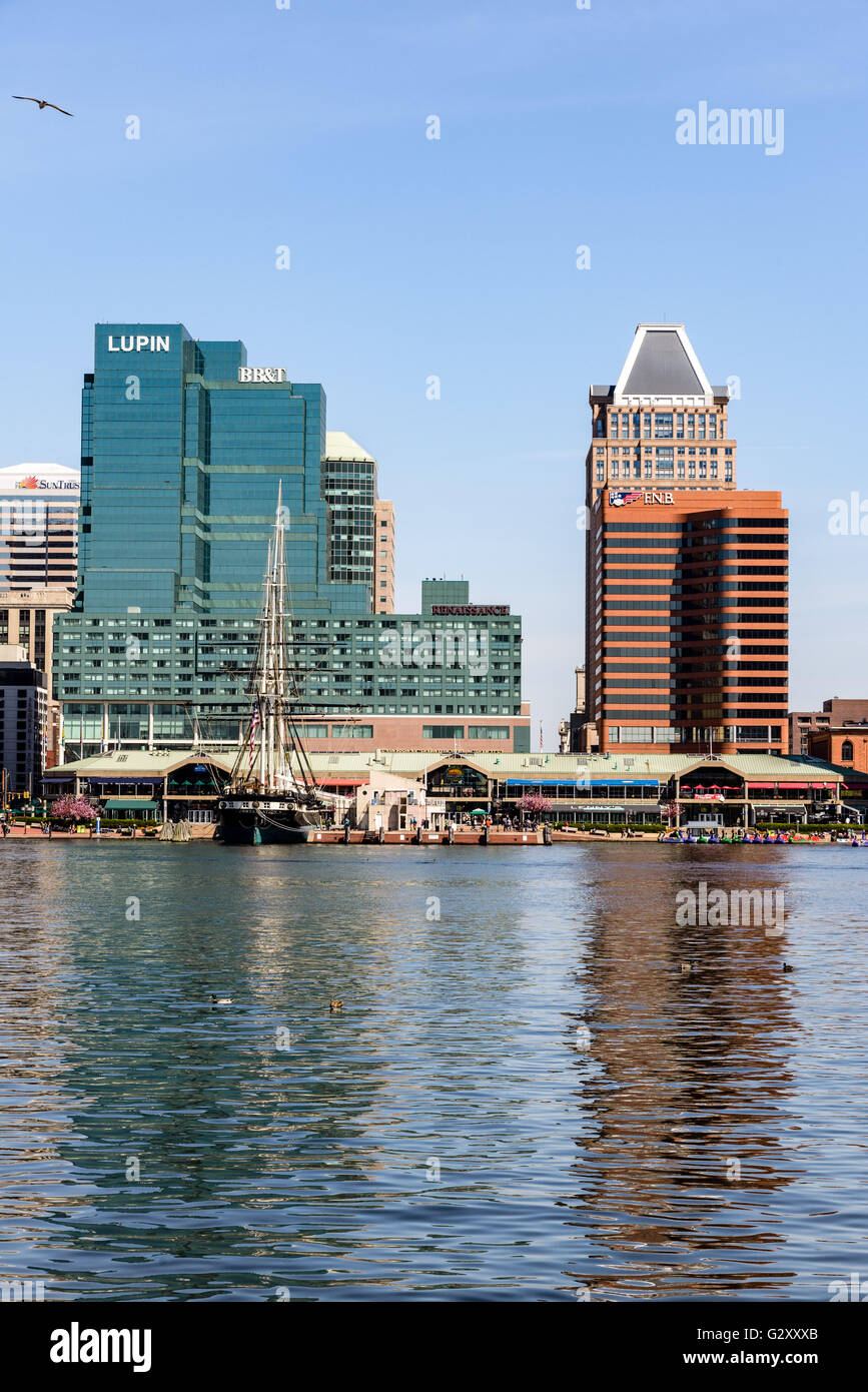 USS Constellation, Inner Harbor, Baltimore, MD Stock Photo - Alamy